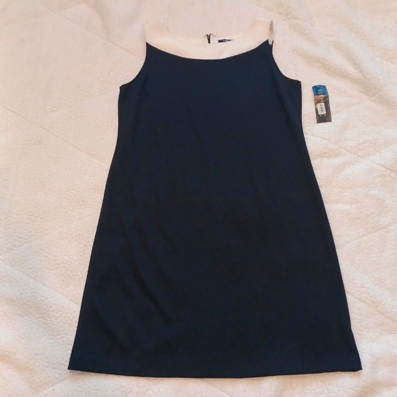 Elementz | Dresses | Petite Extra Large Blue And White Dress New Never ...